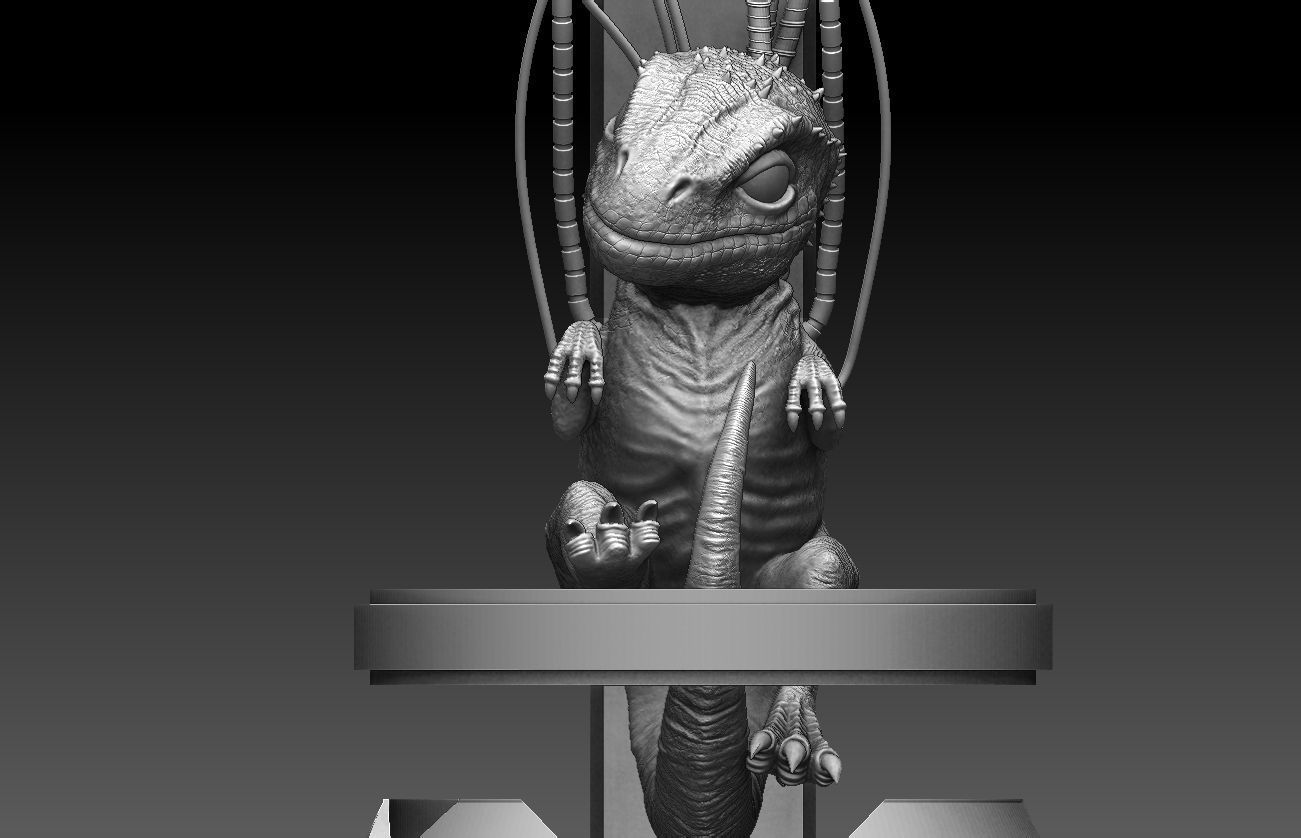 Jurassic World Indominus Rex Blue 3D model 3D printable | CGTrader