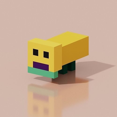 3D model Animal VAMON2 VR / AR / low-poly | CGTrader