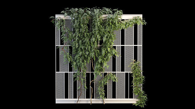 Grid metal partition 3D model | CGTrader