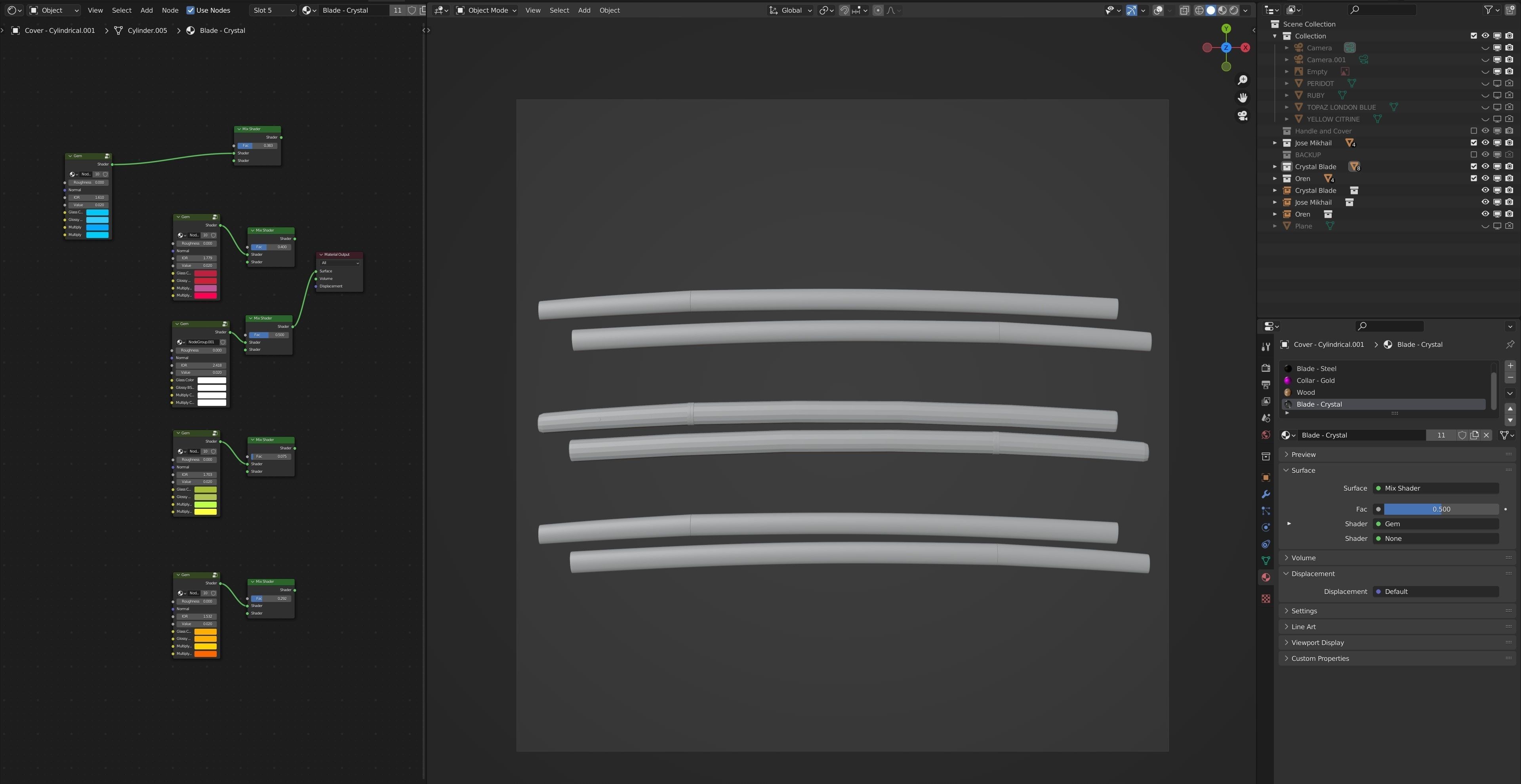3D model Shirasaya Sword - Blender Cycles VR / AR / low-poly | CGTrader