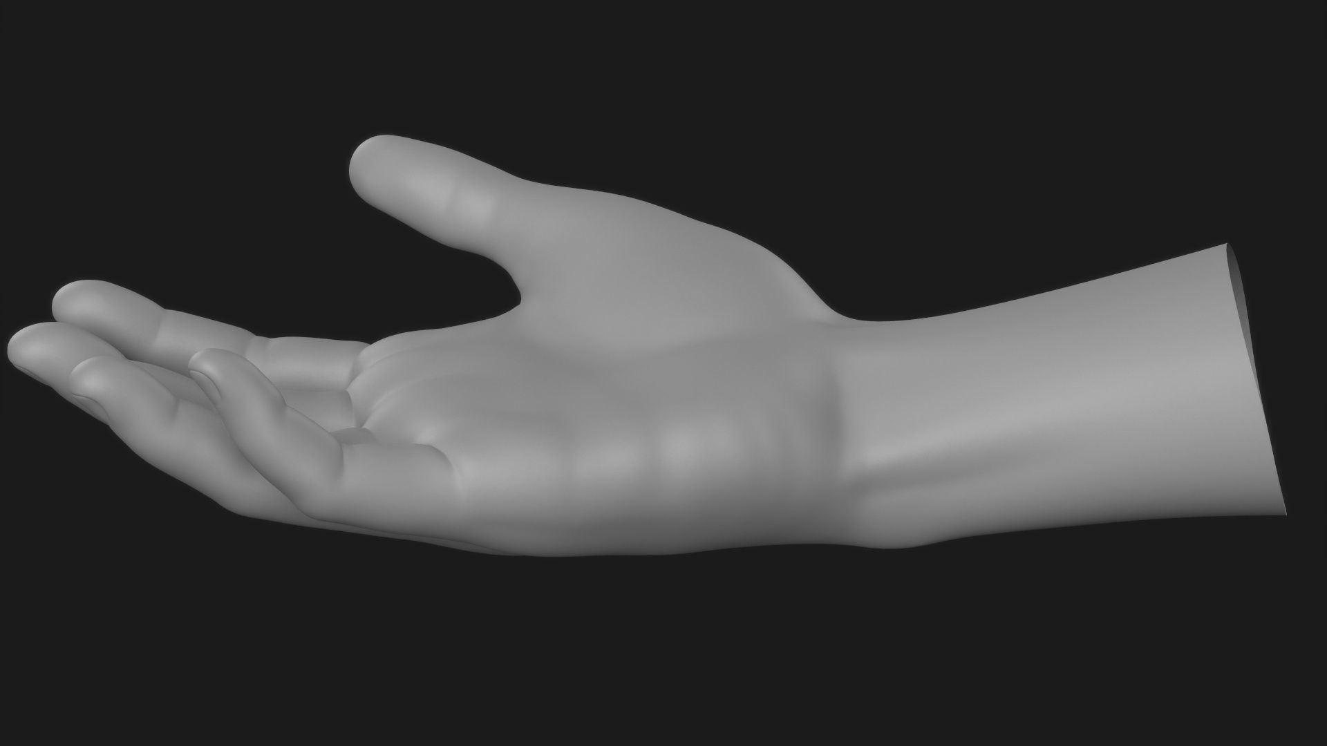 Realistic Man Hand 3D model | CGTrader