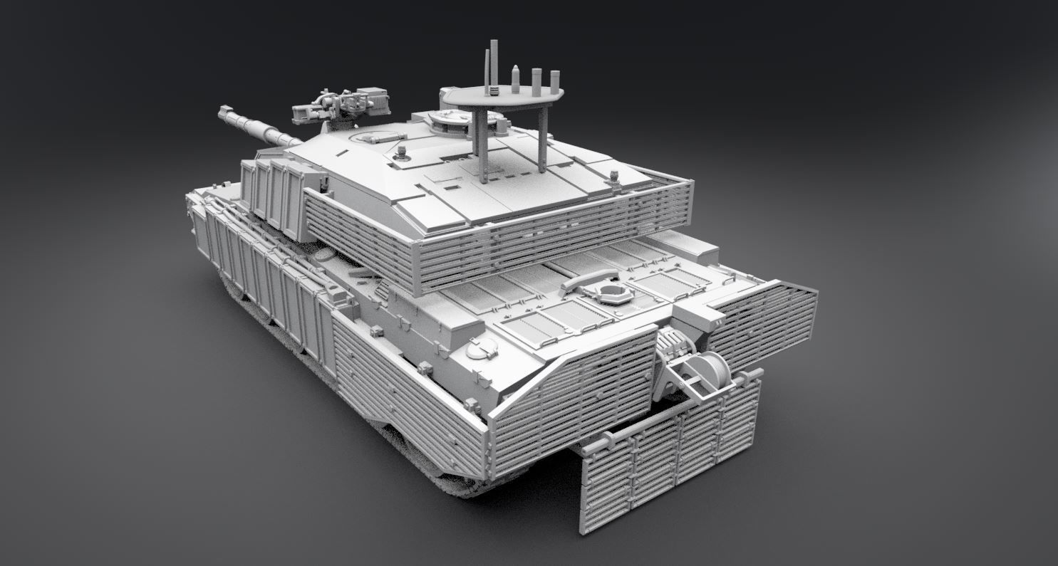 Fv4034 Challenger 2 Scale model 3D model 3D printable | CGTrader