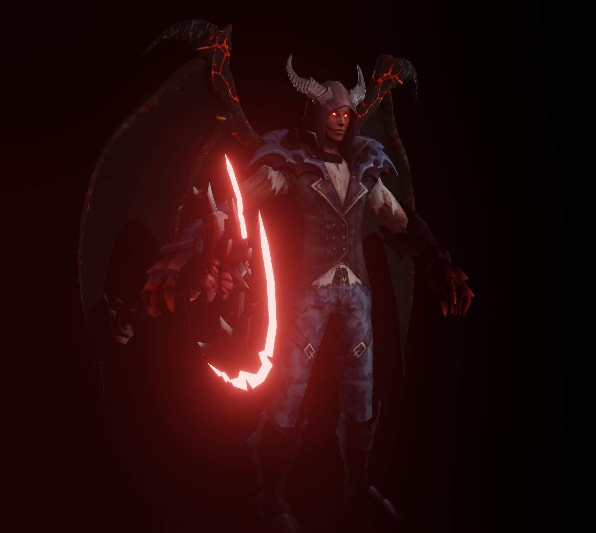 3D model Devil Kara VR / AR / low-poly | CGTrader