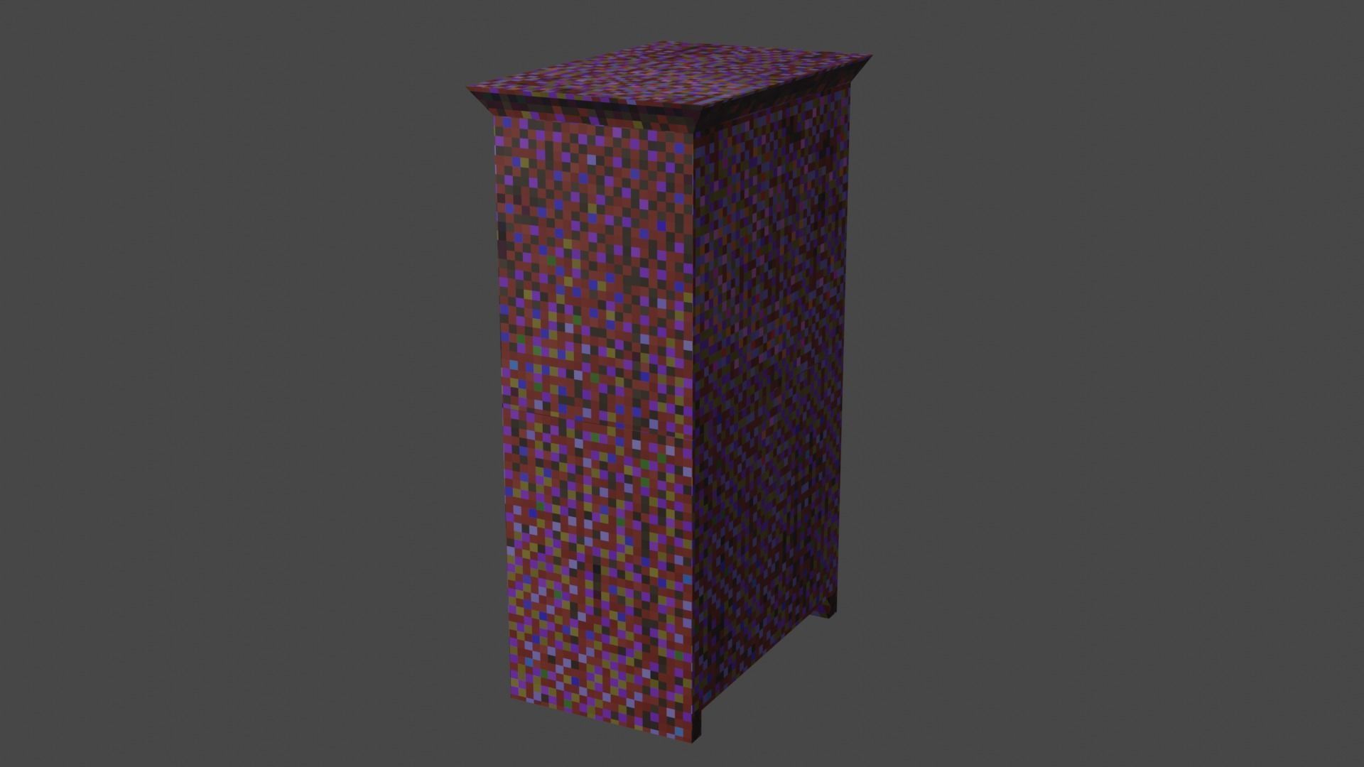3D model Closet Cabinet - PS1 PSX style VR / AR / low-poly | CGTrader