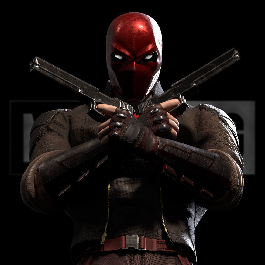 Fan Art Red Hood Statue - Standalone version 3D model 3D printable ...