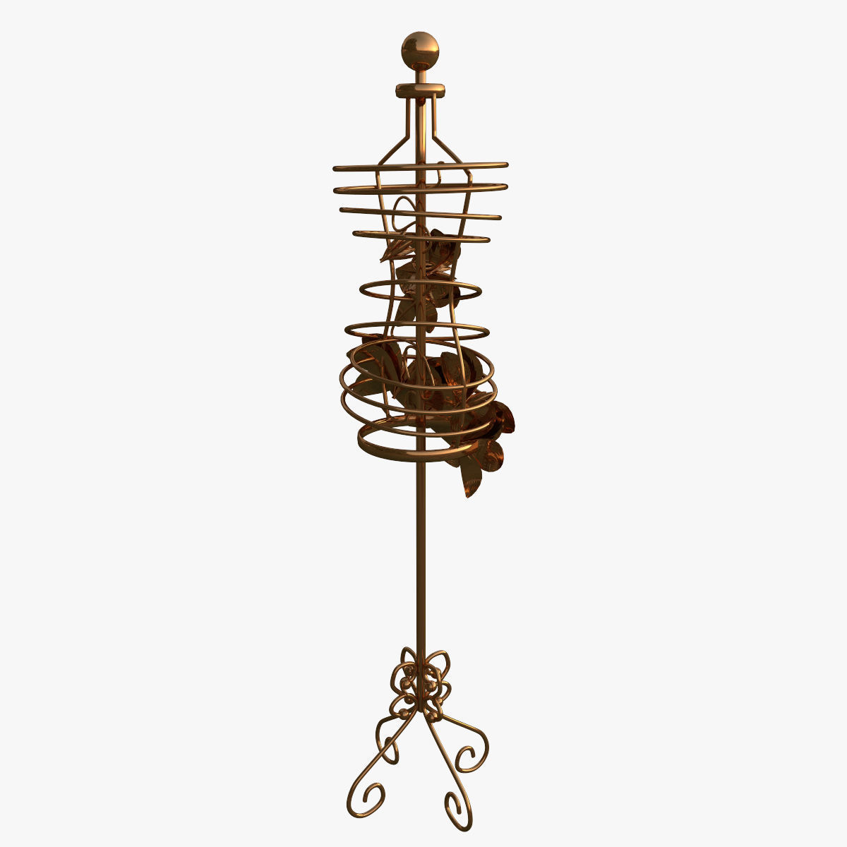Bronze Metal Mannequin 3D model | CGTrader