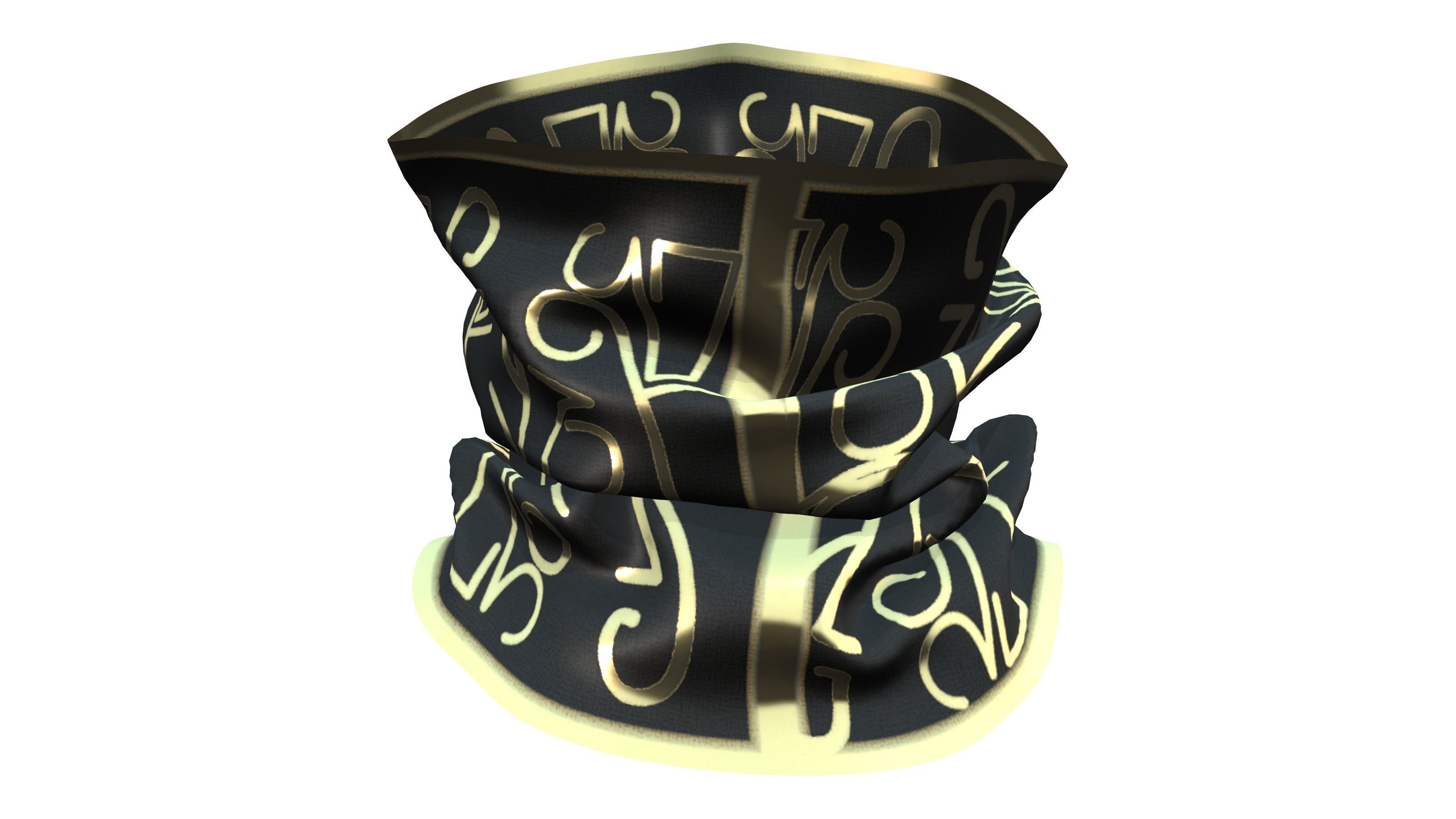 3D model Mouth and Nose Bandit Mask VR / AR / low-poly | CGTrader