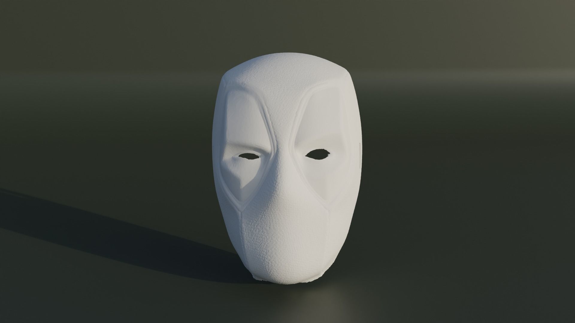 Deadpool Face Mask - Cosplay Mask 3D model 3D printable | CGTrader