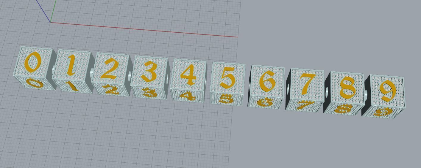 Baby block 3D model 3D printable | CGTrader