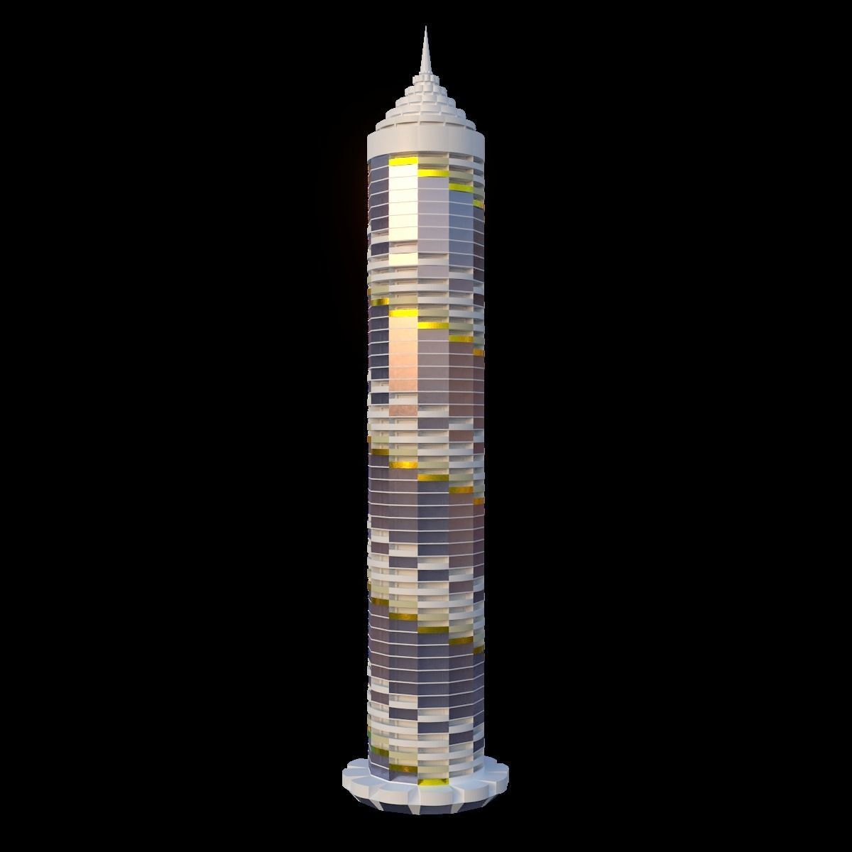Set of Low Poly Buildings free VR / AR / low-poly 3D model | CGTrader