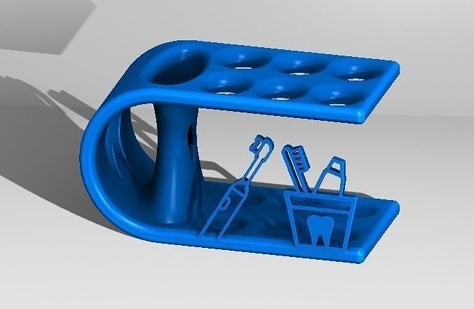 Toothbrush Holder 3D model 3D printable | CGTrader