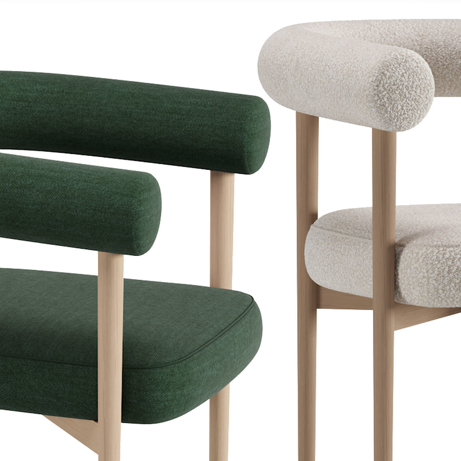 Rena Dining Chair by Noho Home 3D model | CGTrader