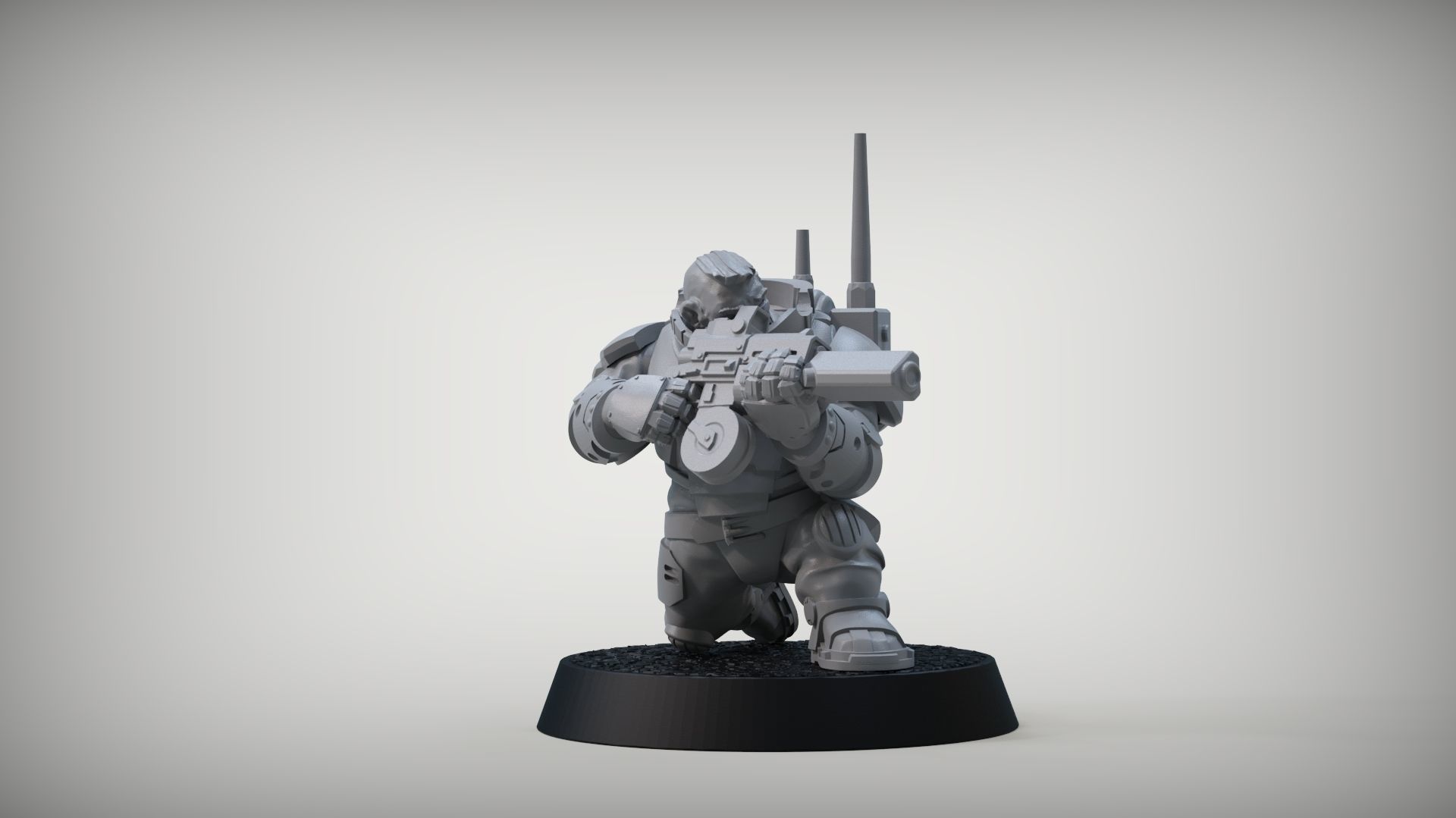 SPACE DWARF COMMANDOS 3D model 3D printable | CGTrader