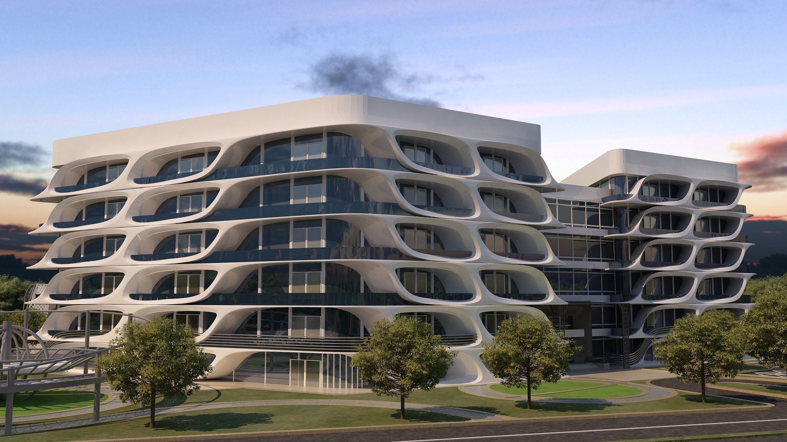 0062 - Hospital - Medical Building - 2Ds Plans - 3Ds Files 3D model ...