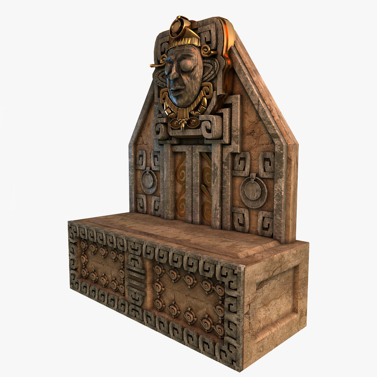 Aztec altar 3D model | CGTrader