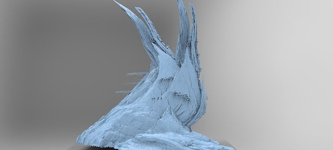 Alien Cliffs rock structure 3D model | CGTrader