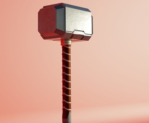 Mjolnir Thor hammer 3D model | CGTrader