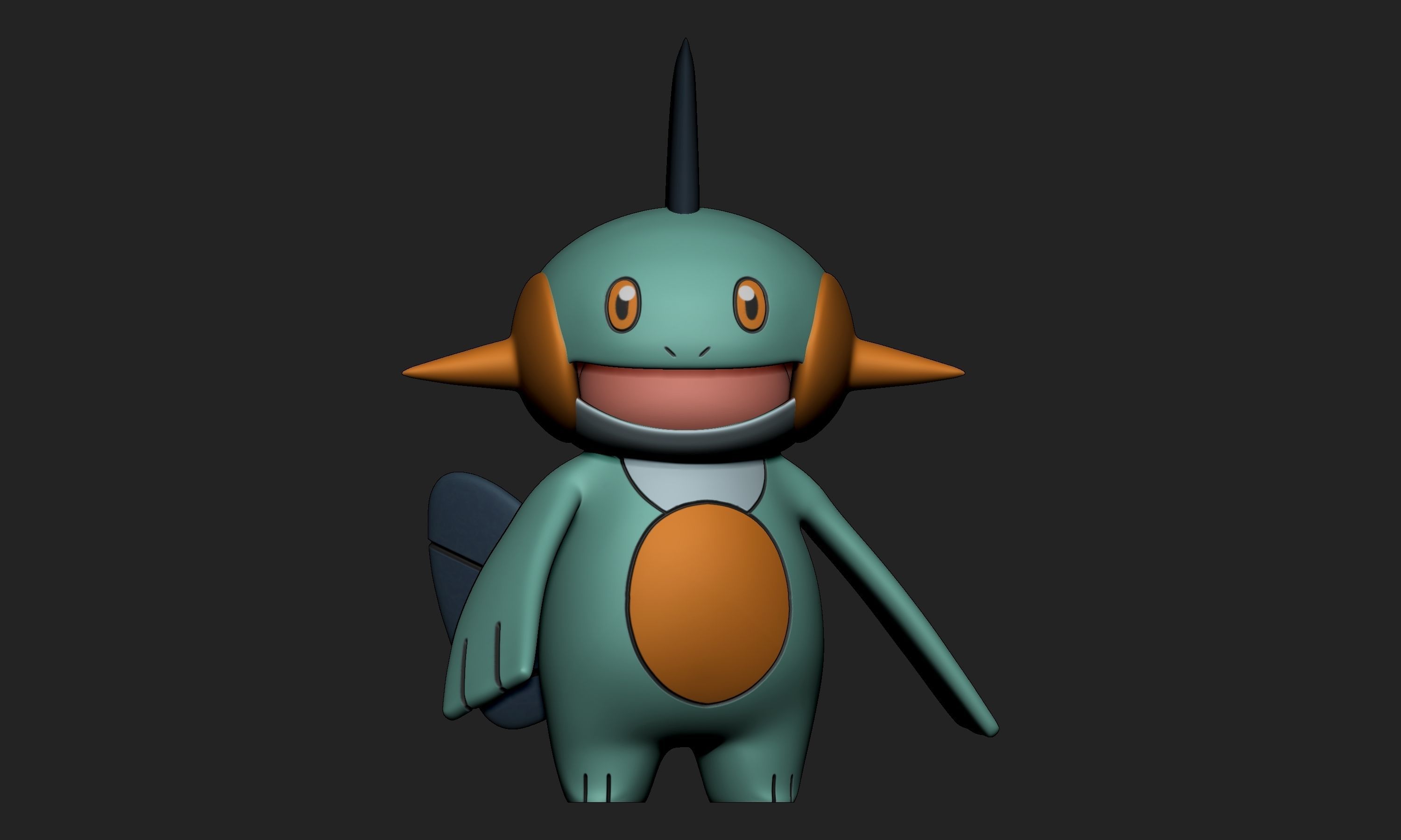 Pokemon - Marshtomp with 2 poses 3D model 3D printable | CGTrader