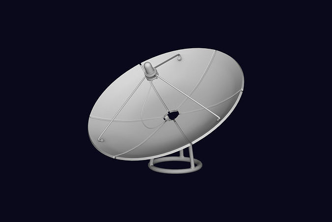 Antenna Parabolic 3D model | CGTrader
