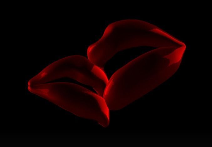 LIPS KISSING 3D PRINT MODEL 3D model 3D printable | CGTrader