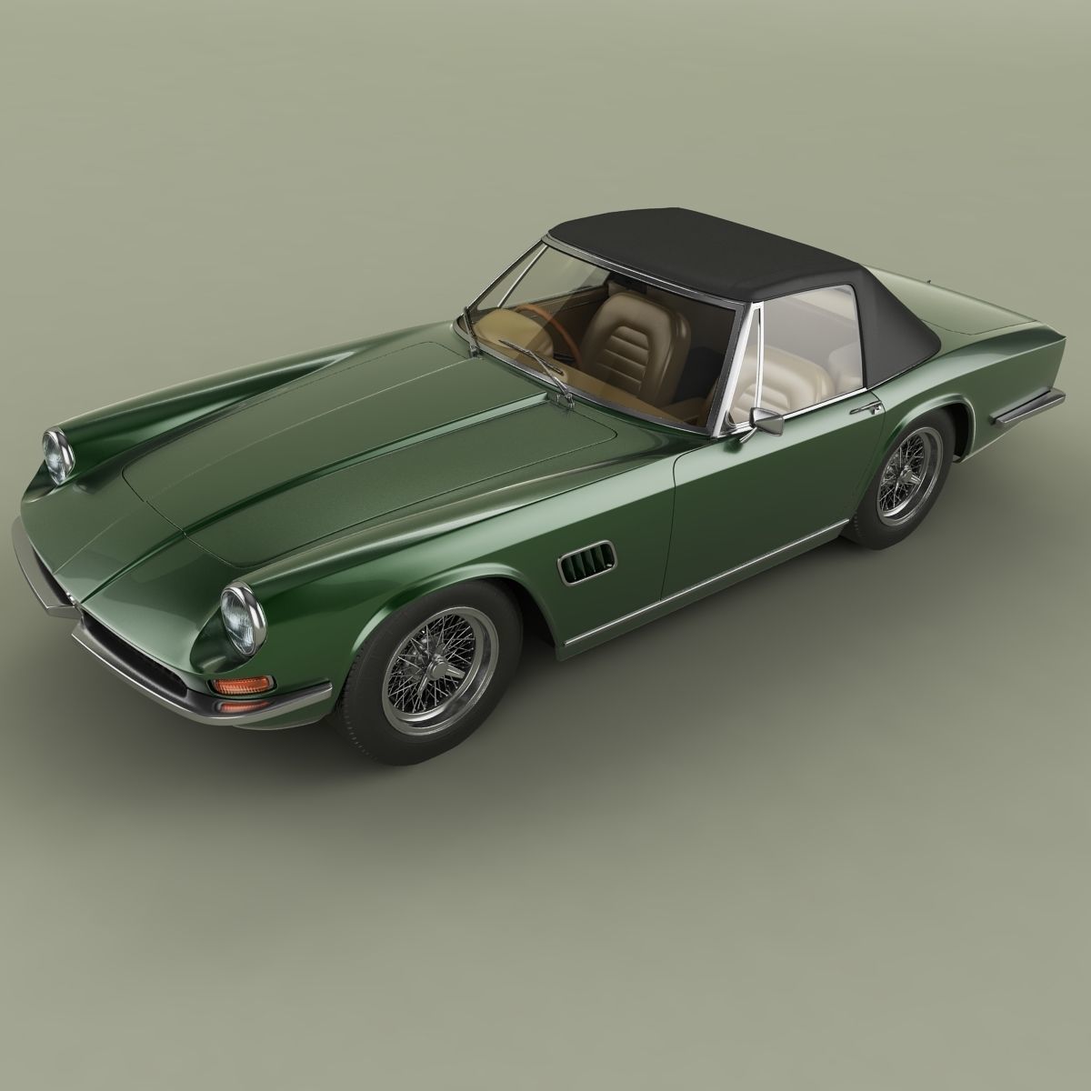 AC 428 Convertible 3D model | CGTrader