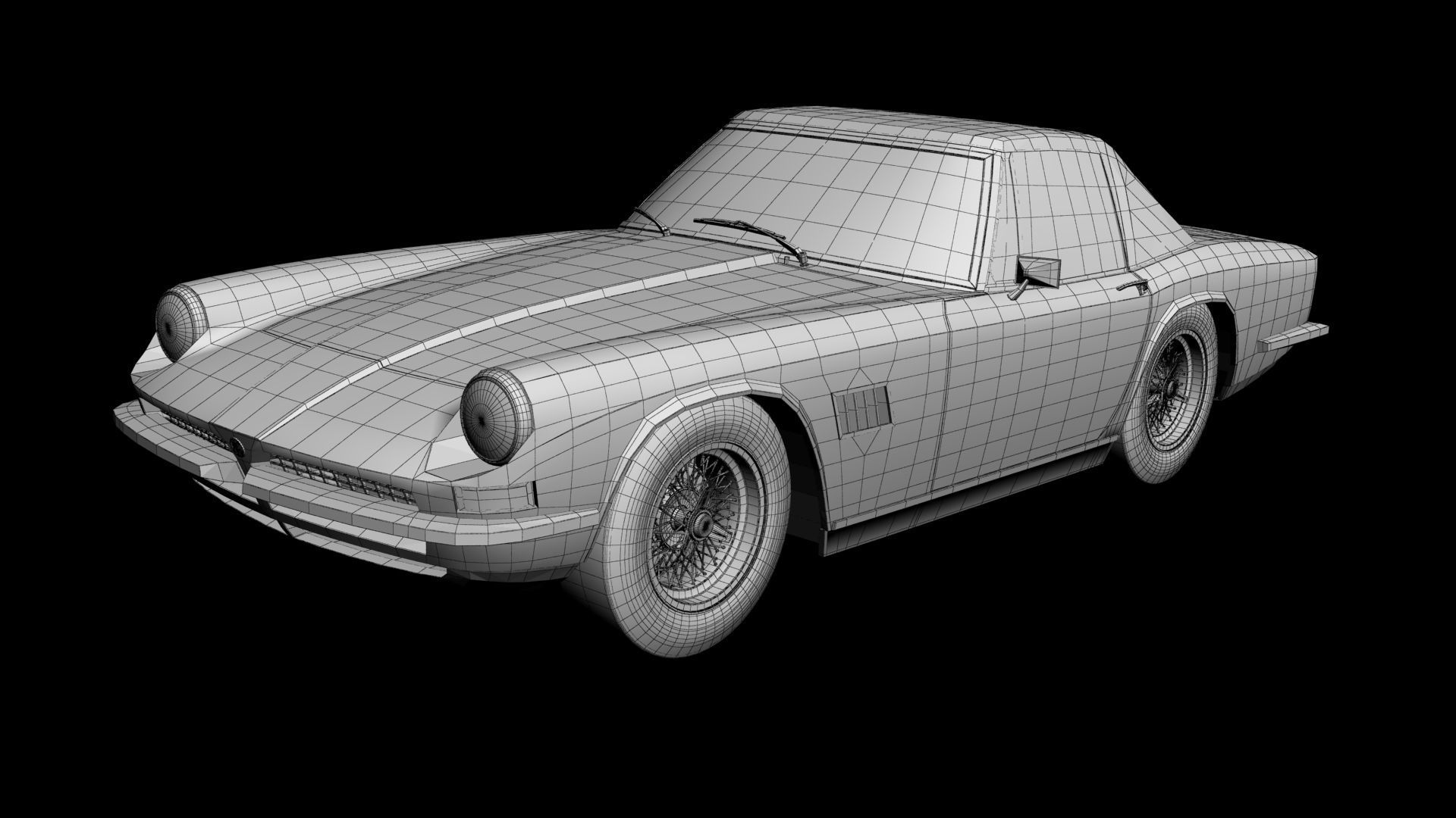 AC 428 Convertible 3D model | CGTrader