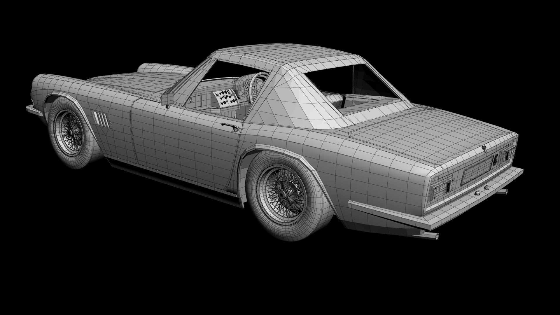 AC 428 Convertible 3D model | CGTrader