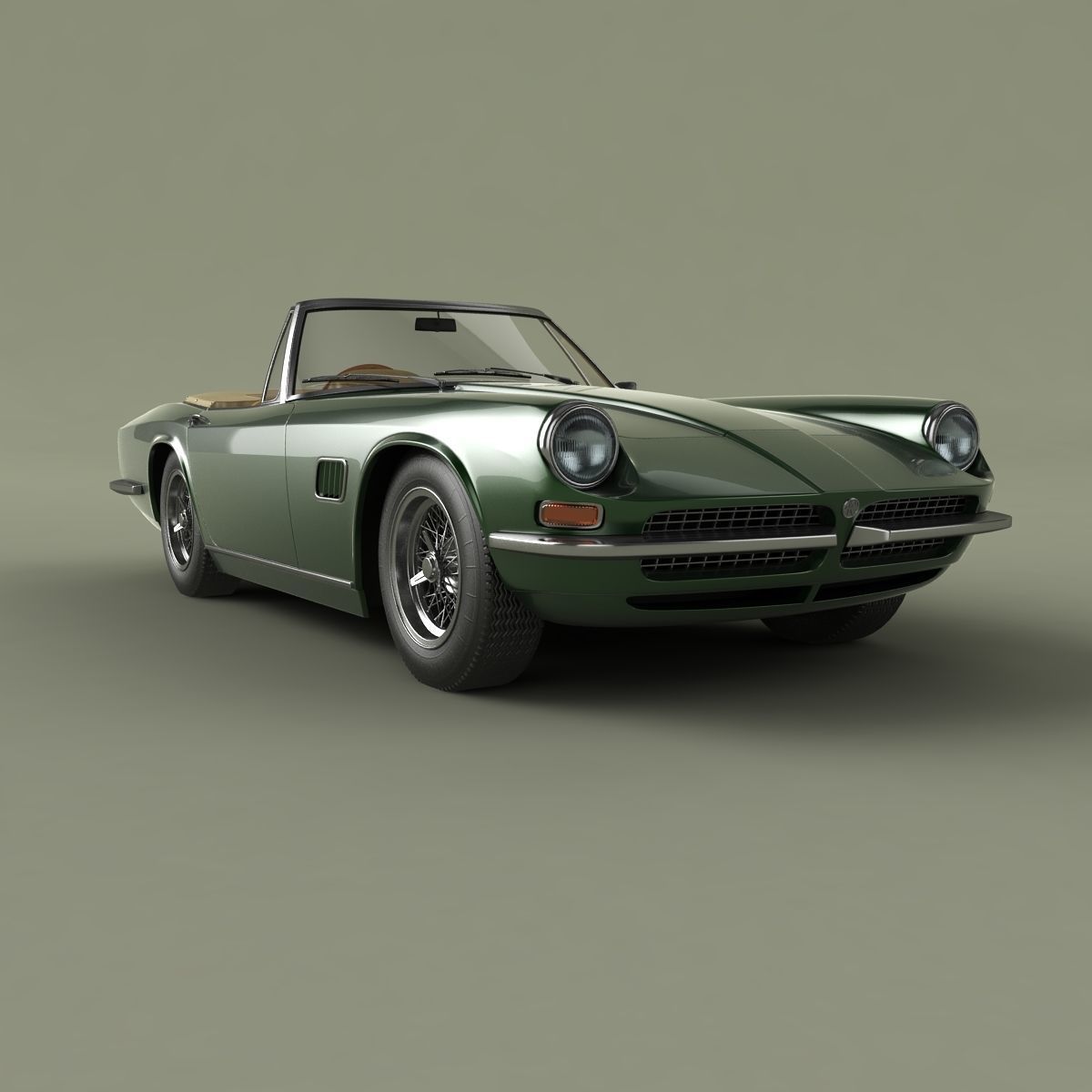 AC 428 Convertible 3D model | CGTrader