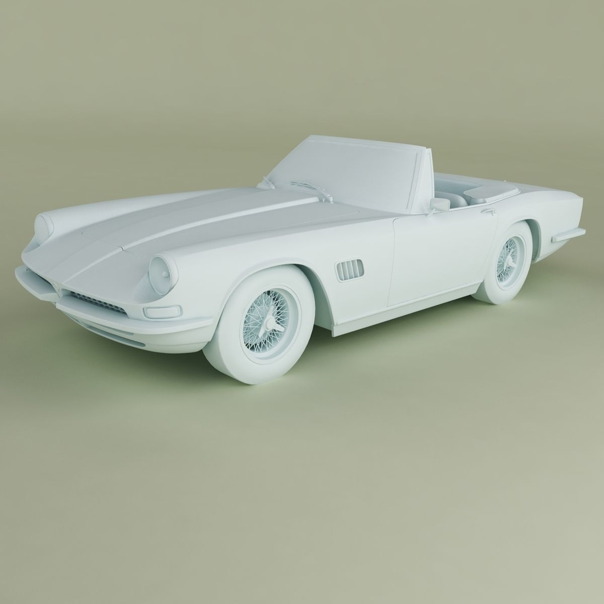 AC 428 Convertible 3D model | CGTrader
