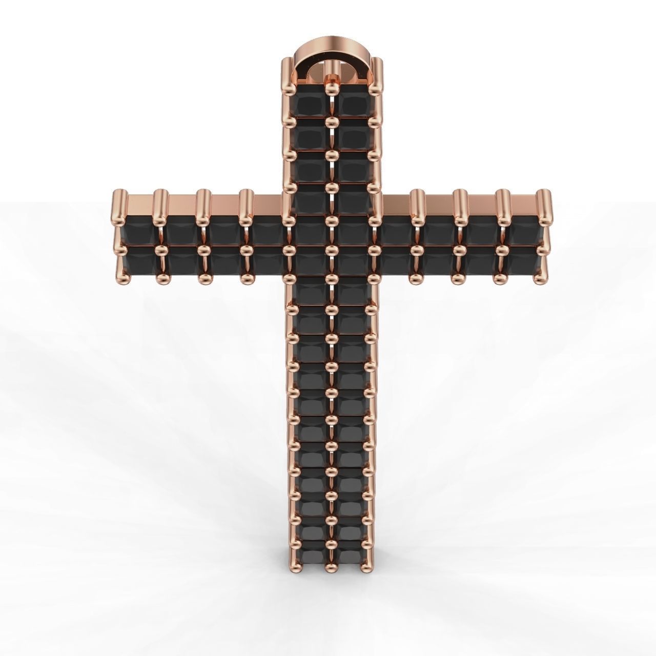 Pendant Cross Princess 3D model 3D printable | CGTrader