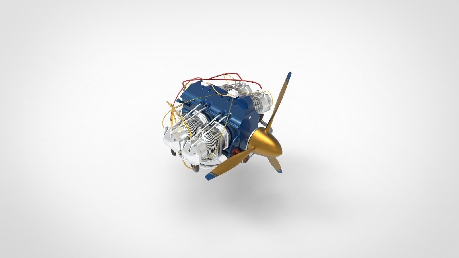Airplane engine AA 3D model | CGTrader