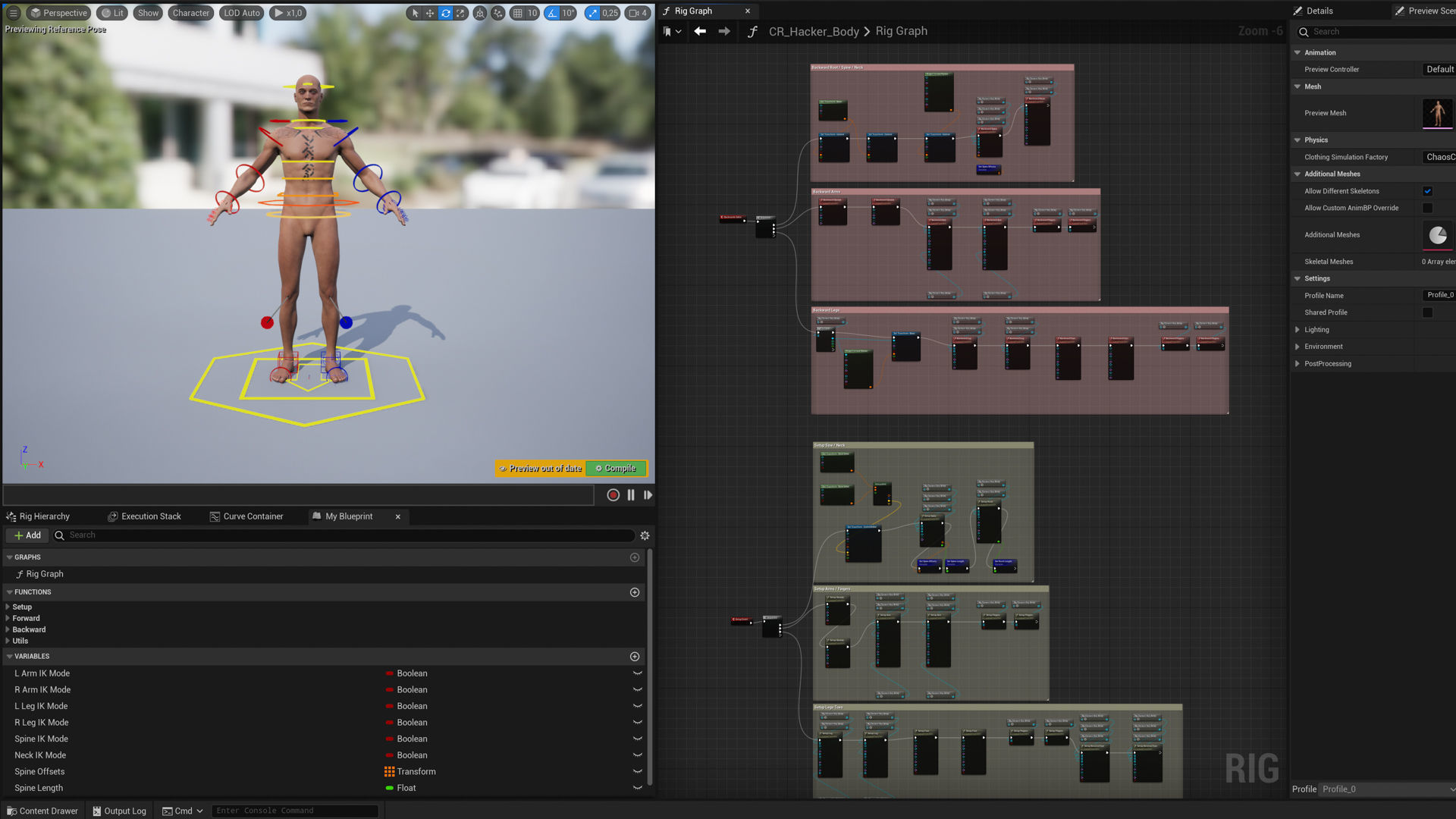 3D model Cyberpunk Hacker Game Ready Character Model VR / AR / low-poly ...