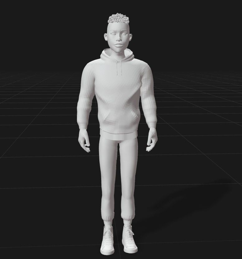 3D model cartoon character Man stylized VR / AR / low-poly | CGTrader