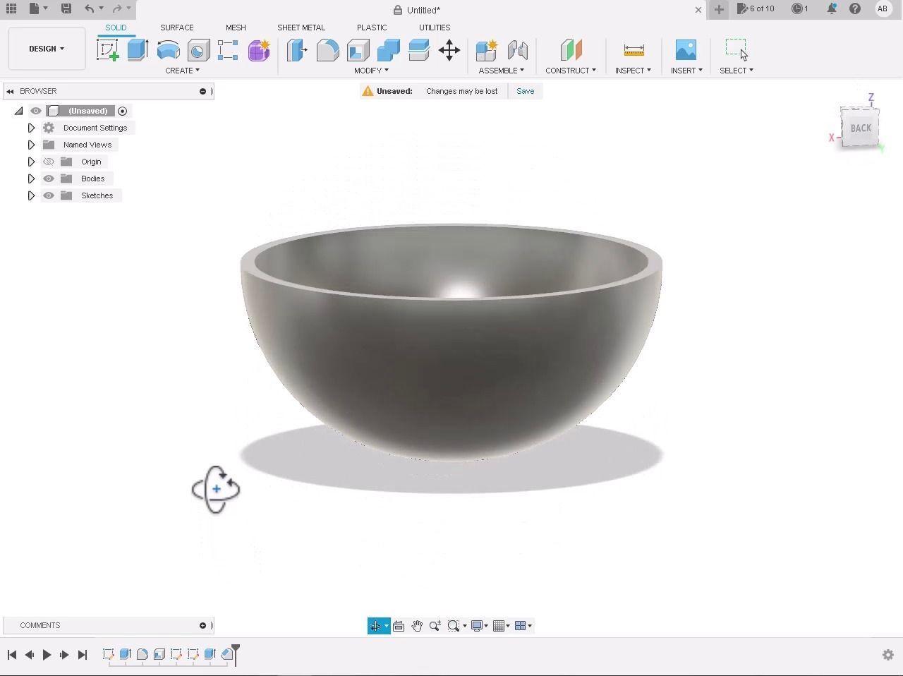 toilet circular basin 30cm 3D model | CGTrader