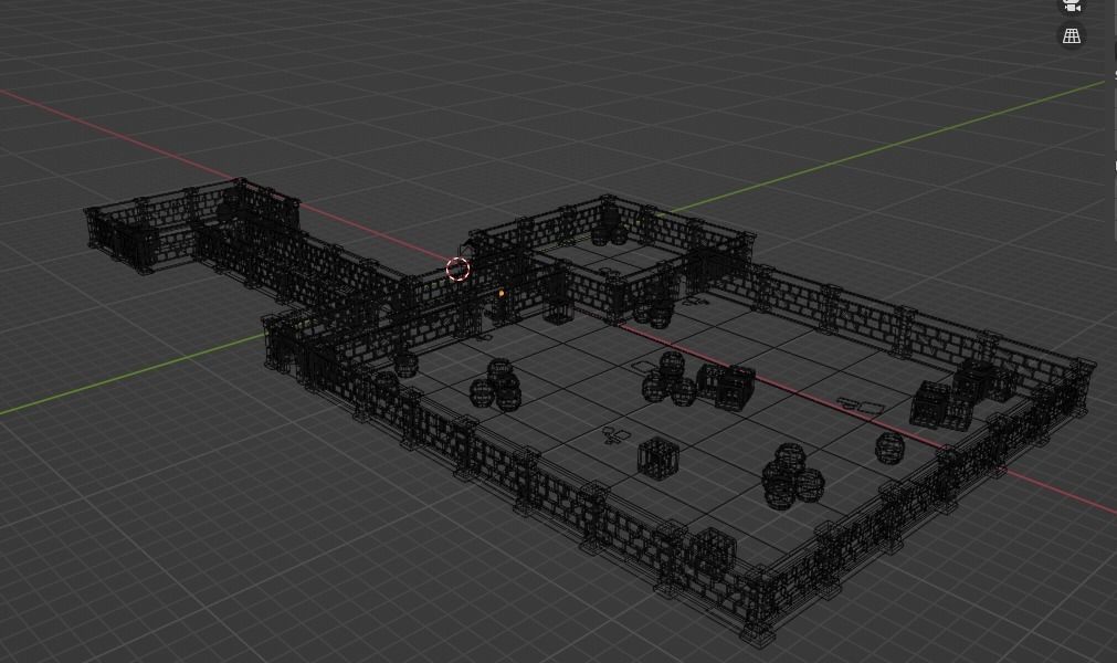 3D model Large low-poly dungeon VR / AR / low-poly | CGTrader