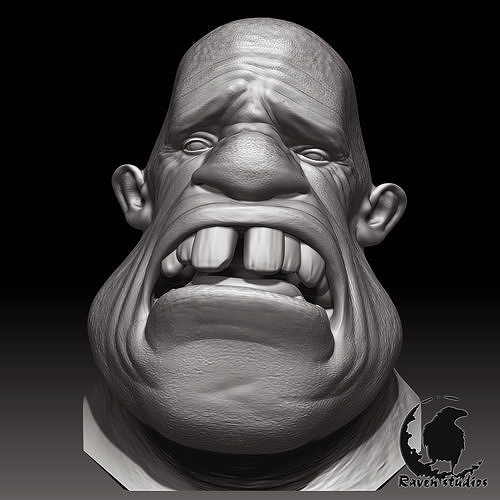 HD HEAD GOON HEAD 3D model 3D printable | CGTrader
