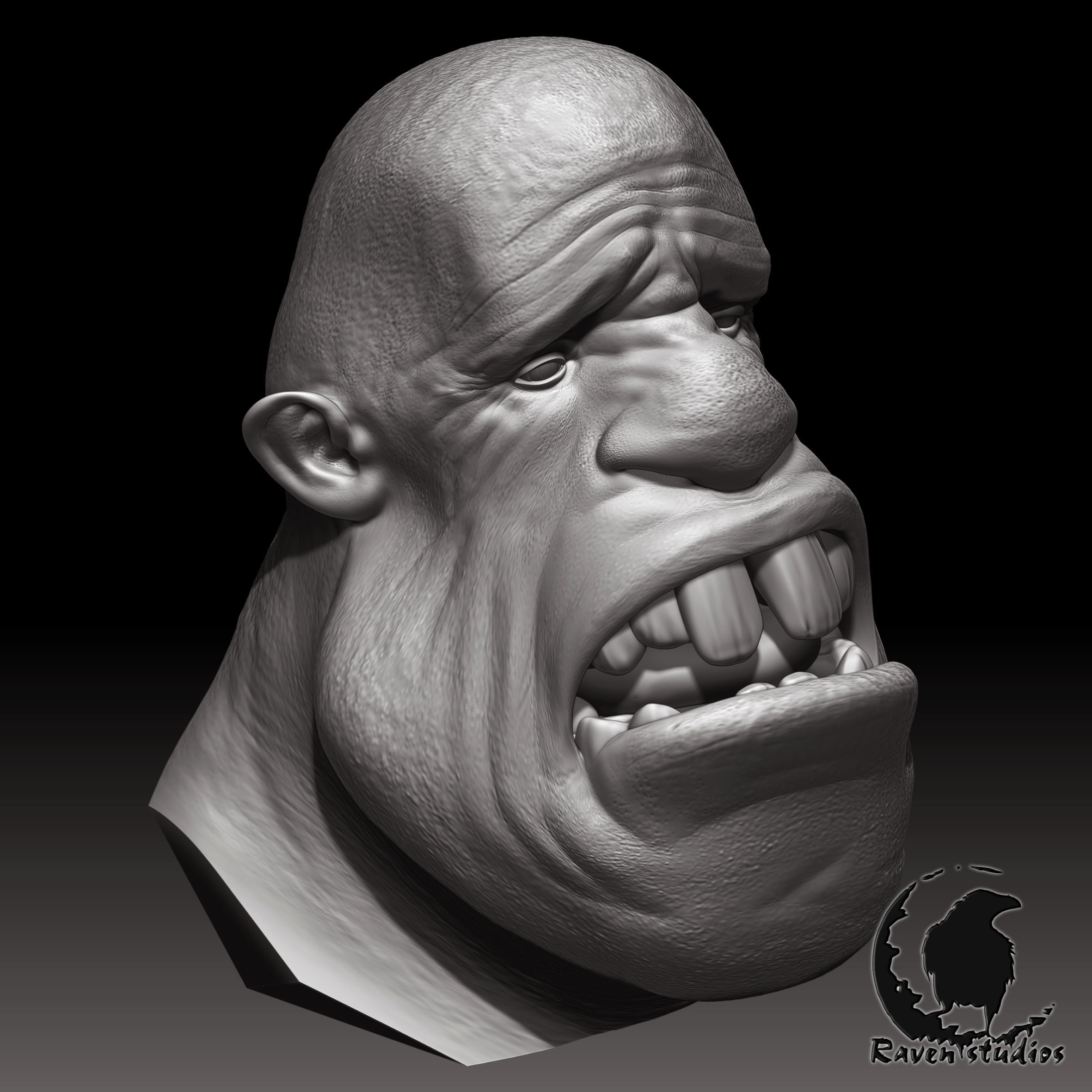 HD HEAD GOON HEAD 3D model 3D printable | CGTrader