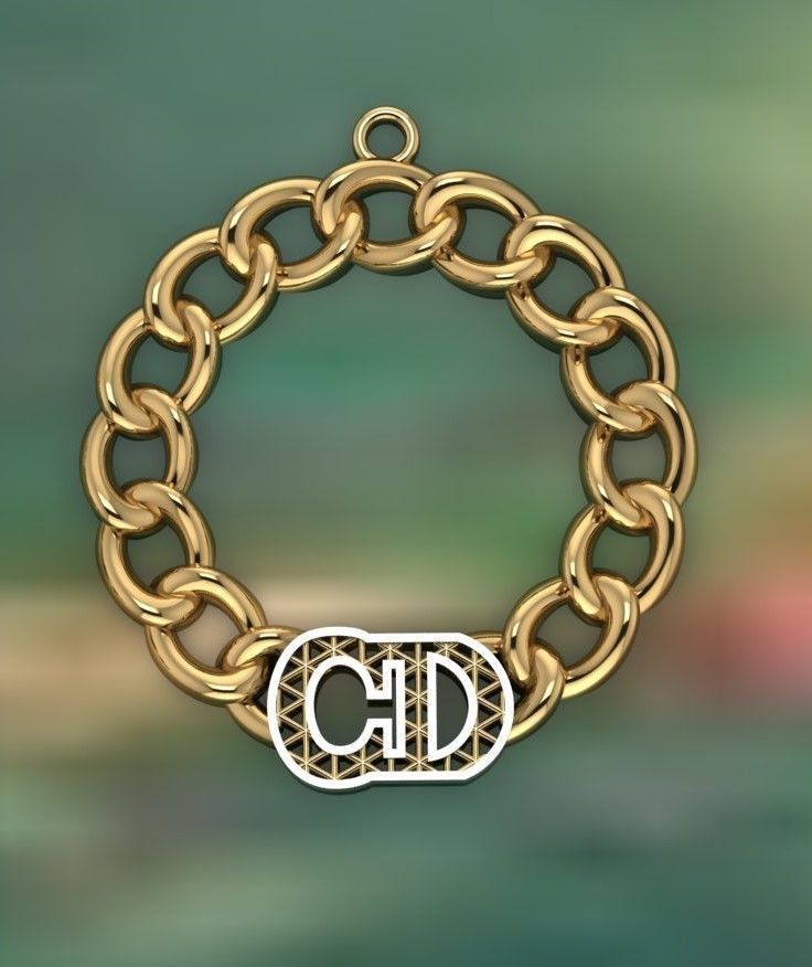 pendant link 3D model 3D printable | CGTrader