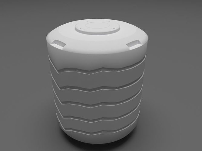 water tank 3D model | CGTrader