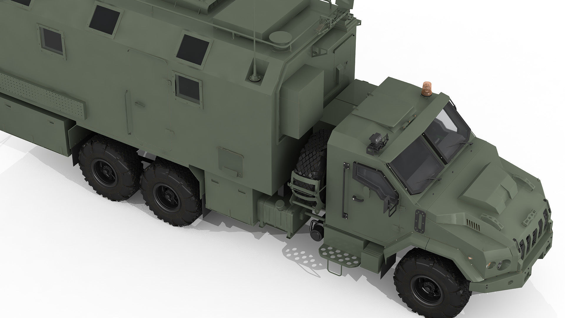 Command military vehicle 3D model rigged | CGTrader