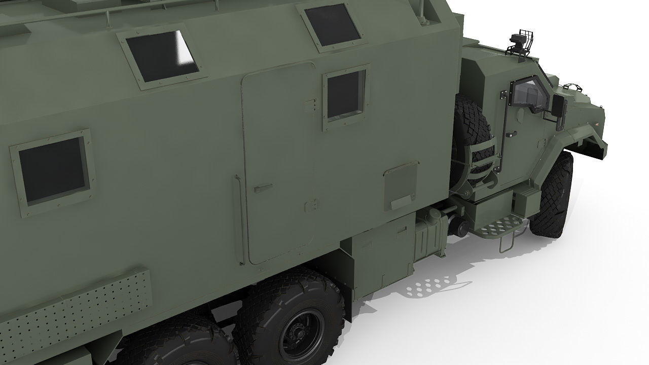 Command military vehicle 3D model rigged | CGTrader