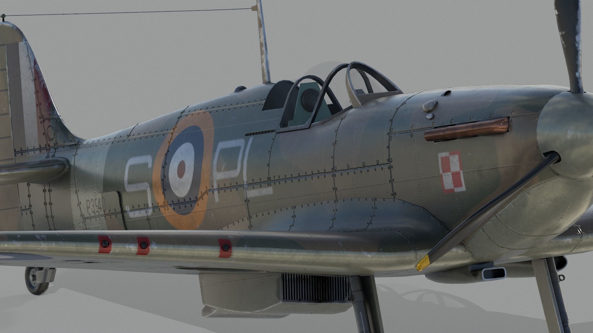 Supermarine Spitfire 3D model | CGTrader