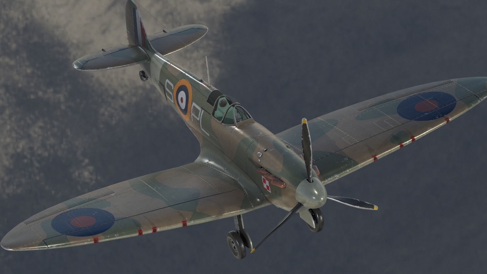 Supermarine Spitfire 3D model | CGTrader