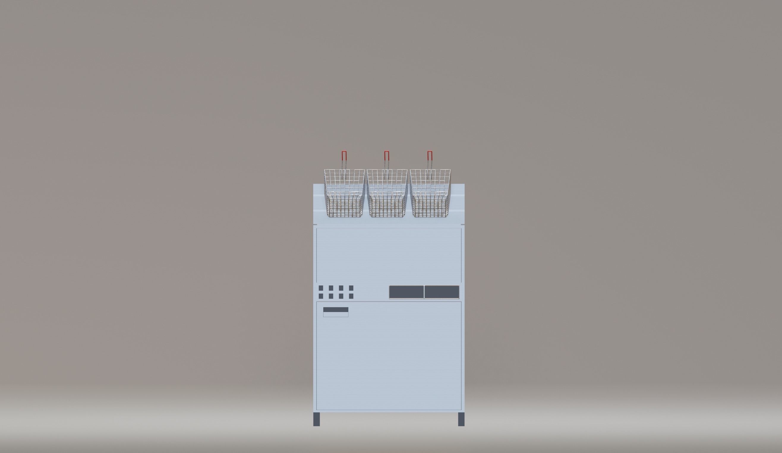 Kitchen Deep Fryer 3D model | CGTrader