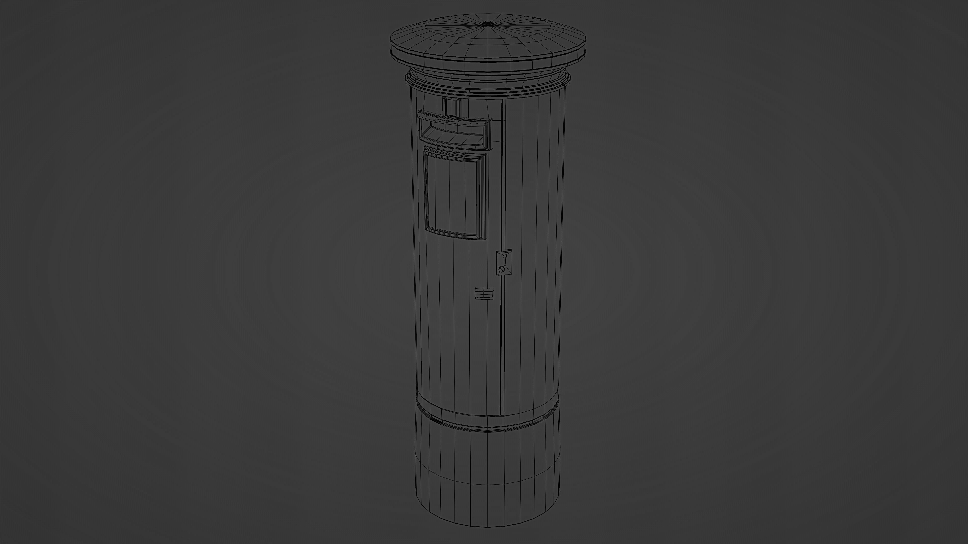 3D model English Mailbox VR / AR / low-poly | CGTrader