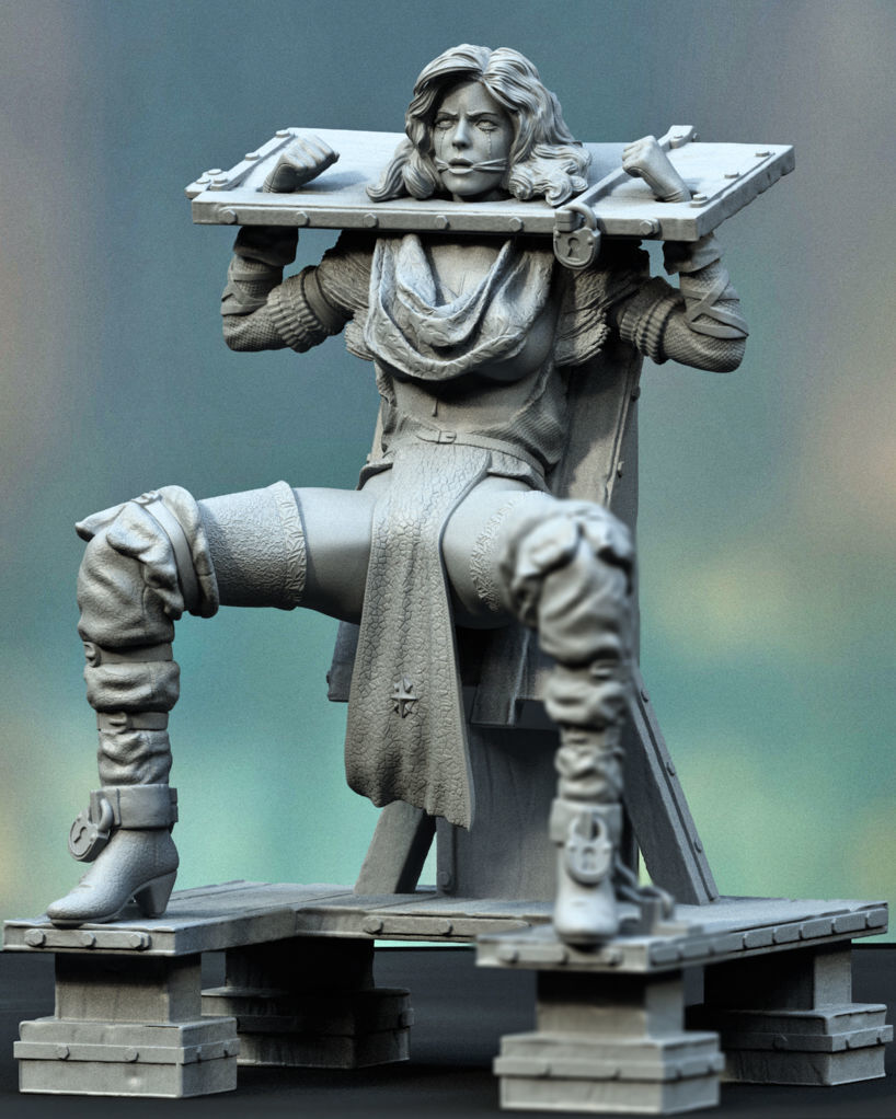 yennefer the witcher 3D model 3D printable | CGTrader