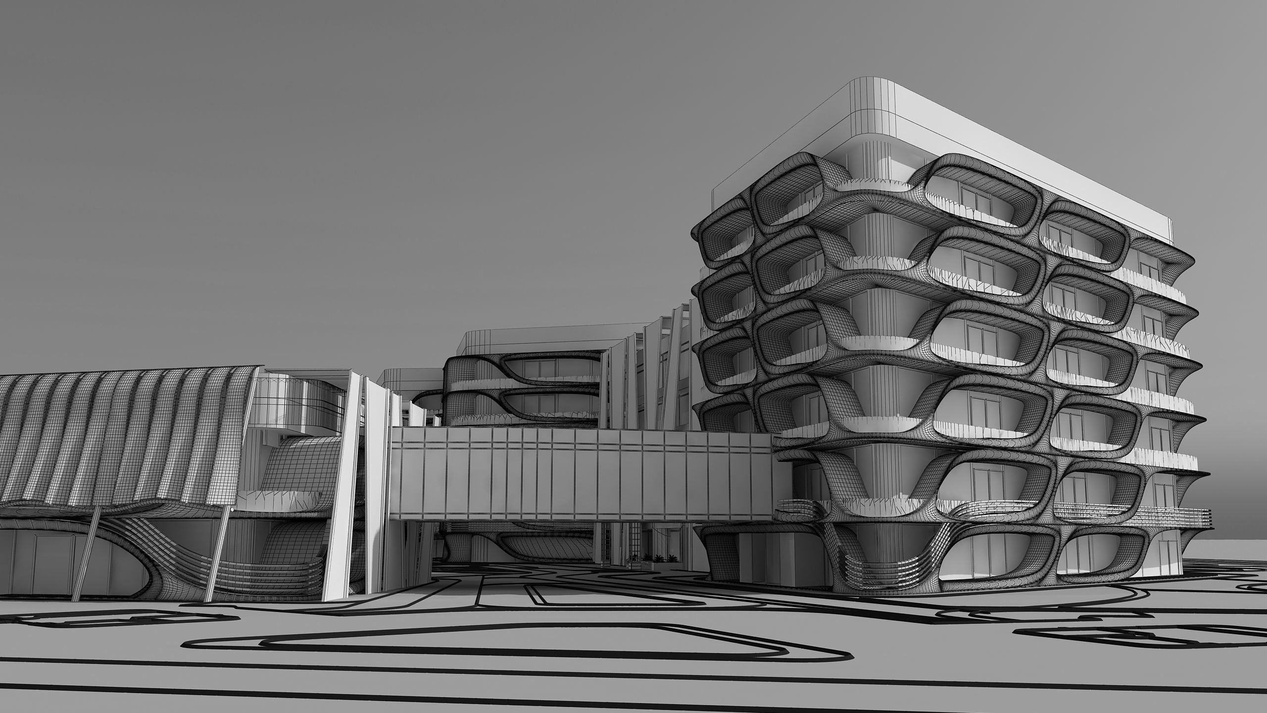 0063 - Medical Building - 2Ds Plans - 3Ds Files 3D model | CGTrader