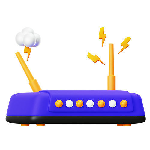 3D model No Connection 3D Icon VR / AR / low-poly | CGTrader