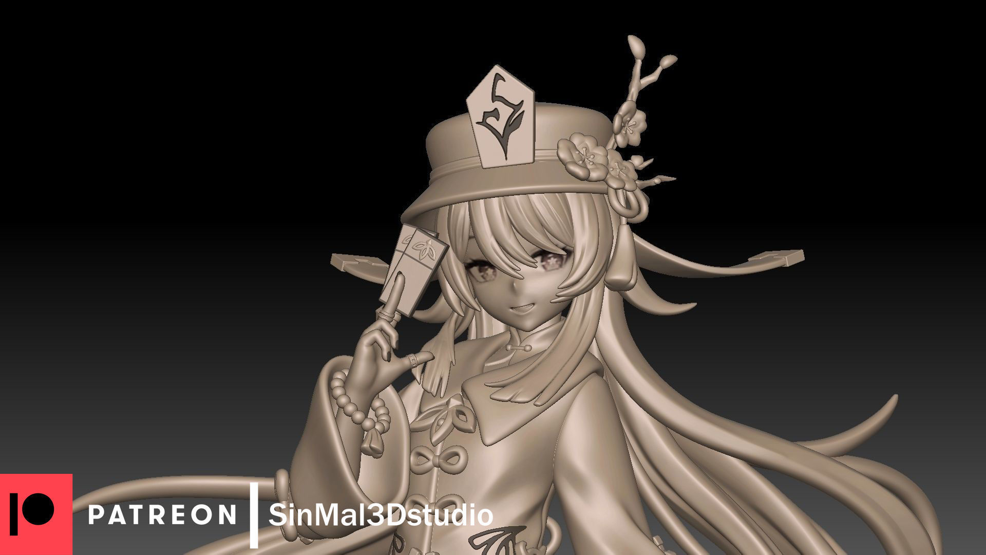 Genshin impact HuTao 3d print model 3D model 3D printable | CGTrader