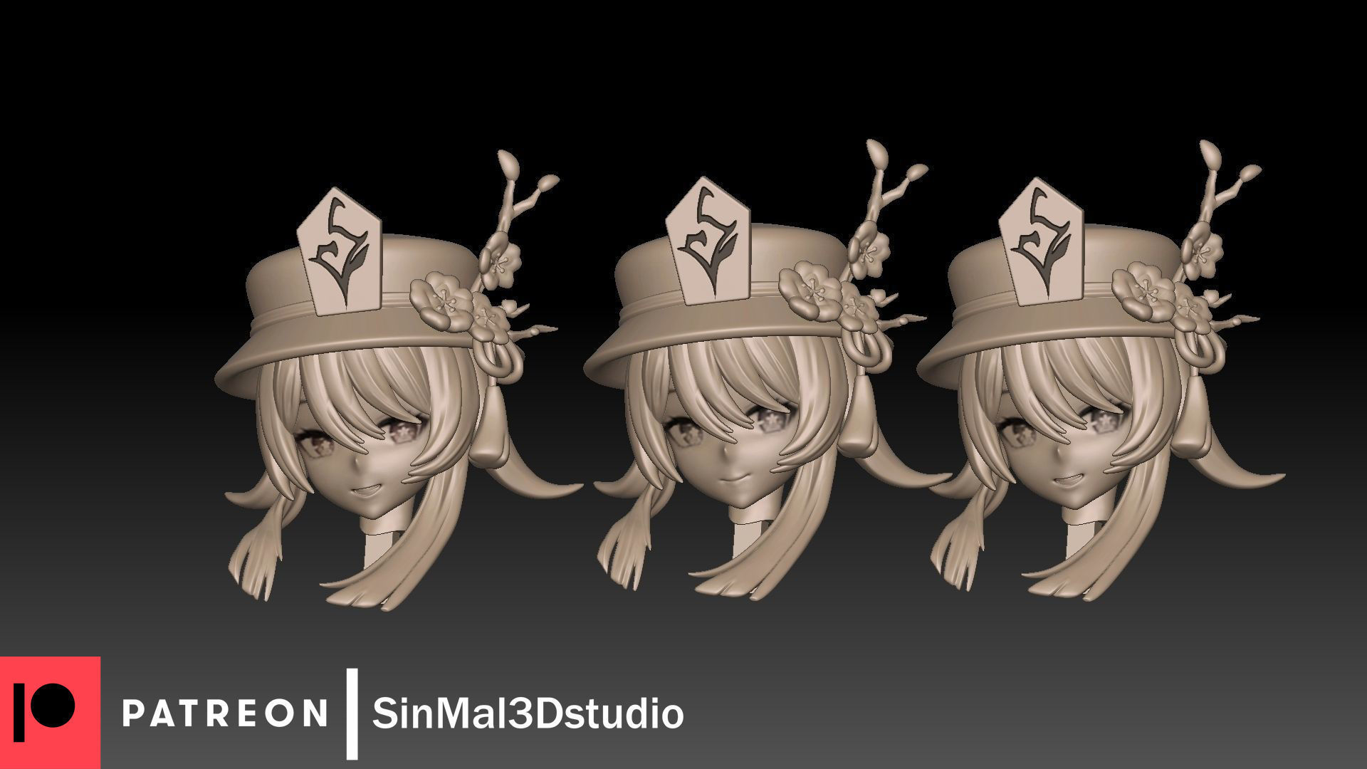 Genshin impact HuTao 3d print model 3D model 3D printable | CGTrader